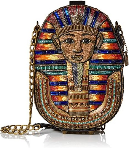 Mary Frances Tut Beaded Pharaoh Boy King Egypt Special Handbag Gold ...