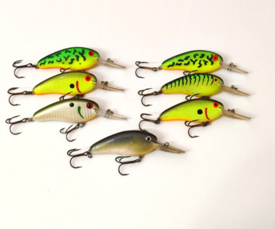 (7) Bomber Deep Flat A Crankbait Fishing Lures Lot of 7 | eBay