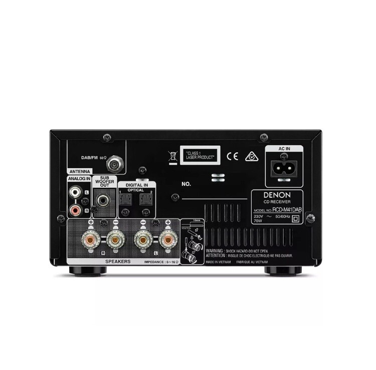 Denon D-M41DAB DAB/DAB+ Micro HI-FI CD Receiver - Black for sale online ...