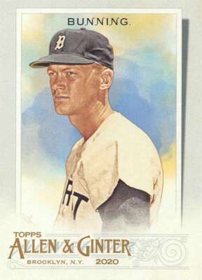 2020 Allen and Ginter #341 Jim Bunning NM-MT SP Tigers 80989 | eBay