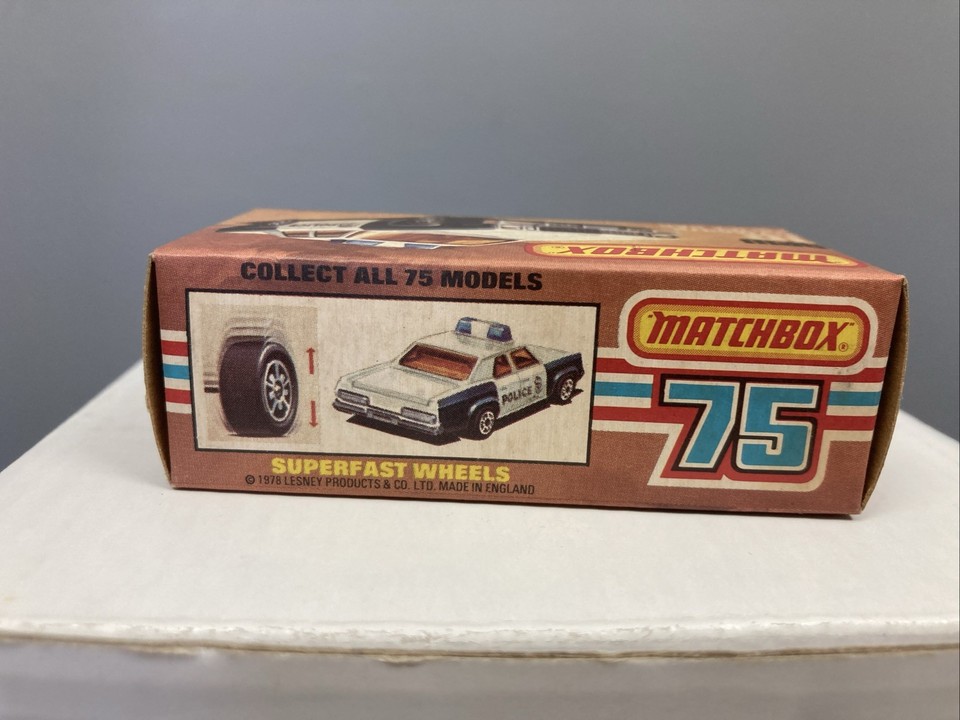 Matchbox Lesney Superfast No. 10 PLYMOUTH POLICE CAR - Box Only | eBay