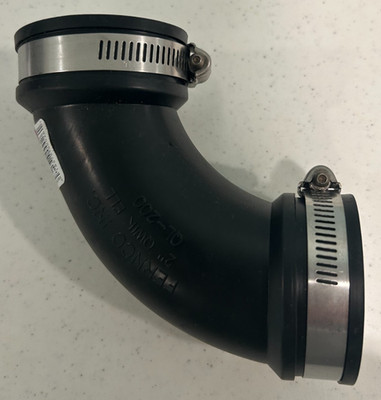 FERNCO PQL-200 2" Hub x 2" Hub Flexible 90 Degree Elbow New FREE ...