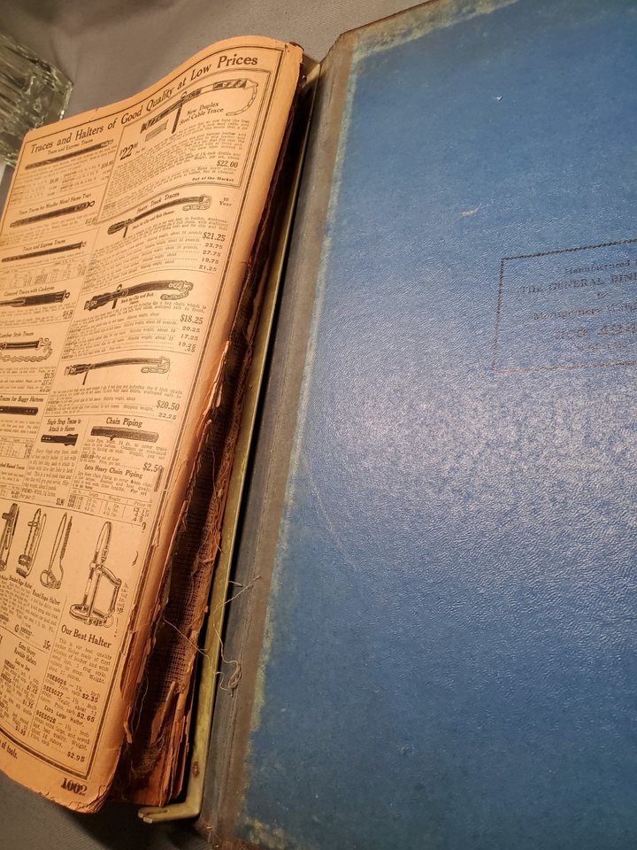 ANTIQUE EARLY 1900'S MONTGOMERY WARD CATALOGUE IN BINDER ~RARE~ | eBay