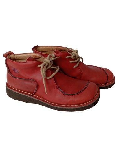 PIKOLINOS Bottines Femme Rouge Cuir à Lacets (EU 36) | eBay