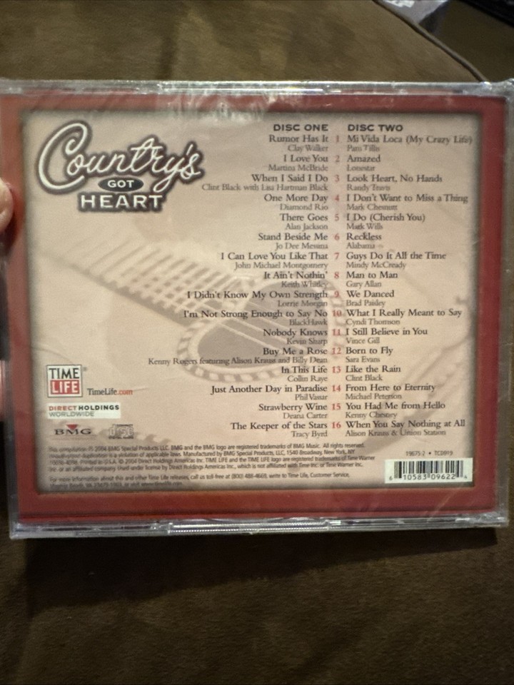 Country's Got Heart Rock CD Time Life Cd Brand New Country | eBay