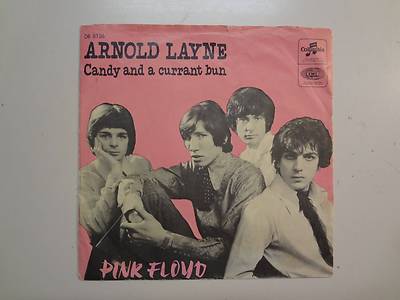 PINK FLOYD: Arnold Layne- Candy & A Currant Bun-Denmark 7" 67 Columbia ...