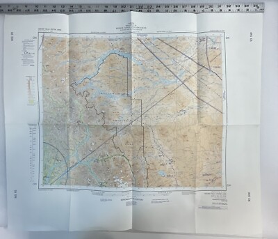 Ocean Falls Ootsa Lake Canada 1984 Aeronautical Information Topo Map ...