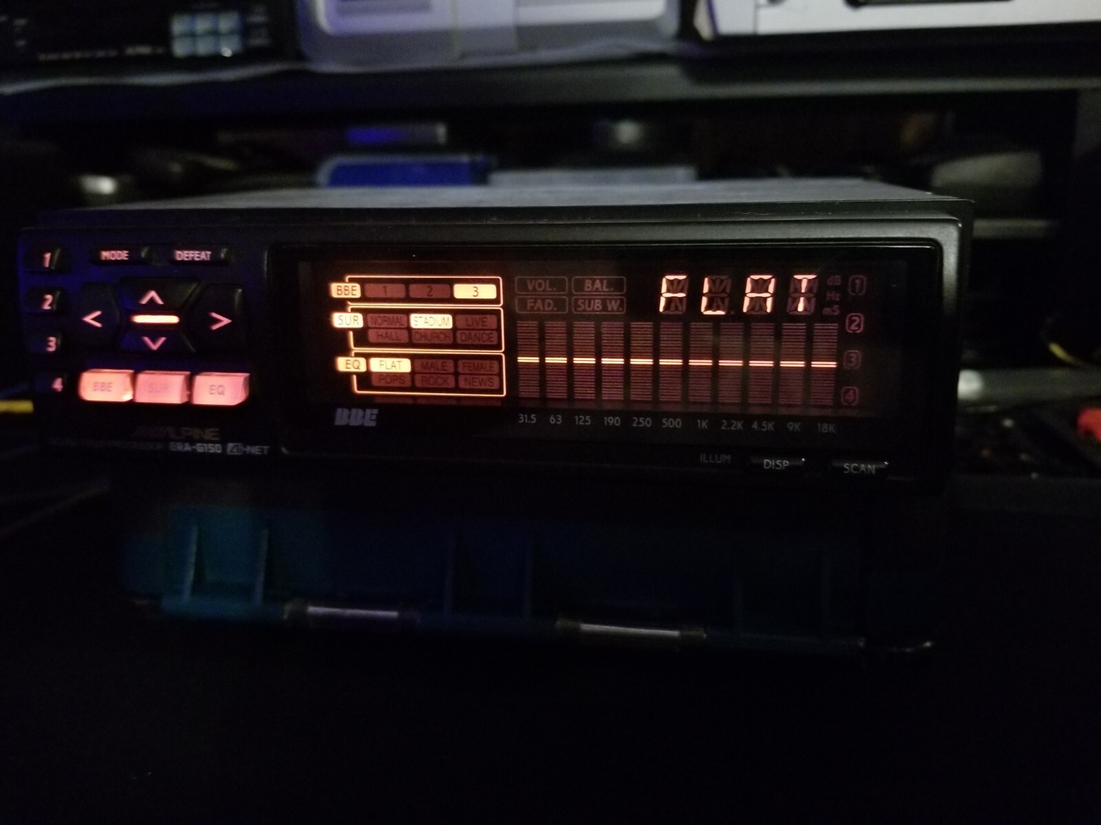 Vintage Alpine ERA-G150 DSP Digital Sound Processor EQ Equalizer Rare ...