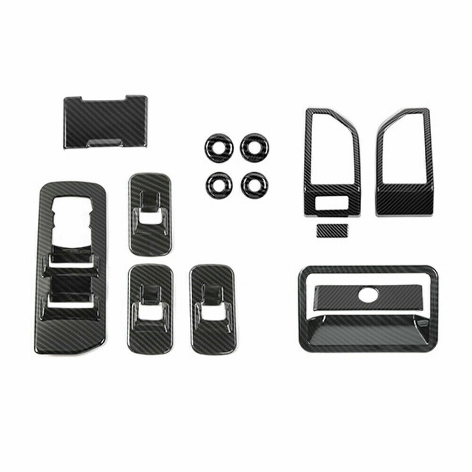 13x Car Accessories Cover Trim Decor Bezels ABS For Ford F150 2015 ...