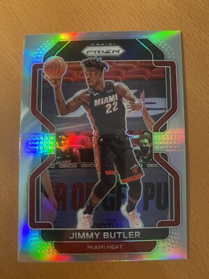 Jimmy Butler 2021-22 Prizm Silver Prizm Card #236 Miami Heat | eBay