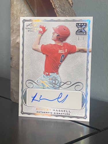 2020 Leaf Trinity ROBERT HASSELL Rc Autograph Auto 5/5! Stunning ...