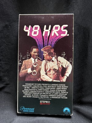 48 Hrs. RARE Paramount Release case 1983 VHS Eddie Murphy Nick Nolte | eBay