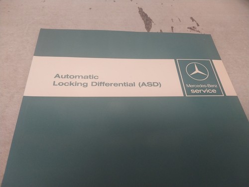 1987 MERCEDES BENZ ASD Automatic Locking Differential Factory Manual | eBay