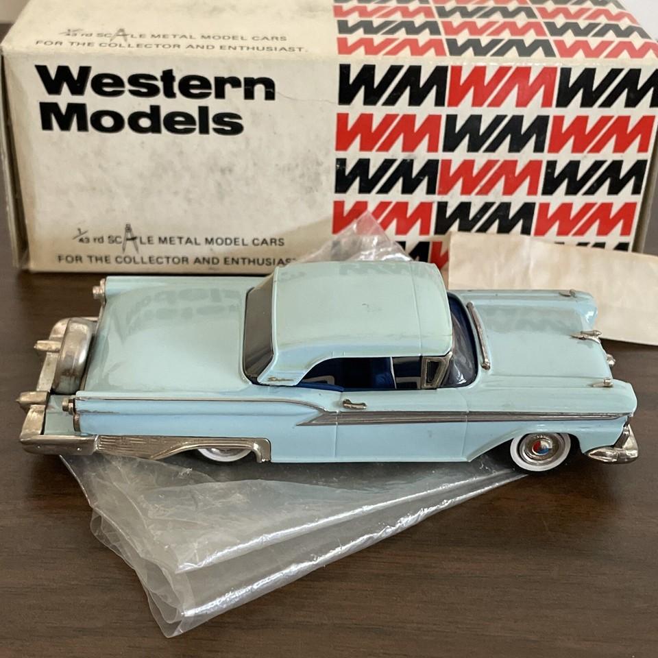 Western Models 1959 Ford Galaxie Skyliner 1/43 Die-Cast WMS 46 Made in ...