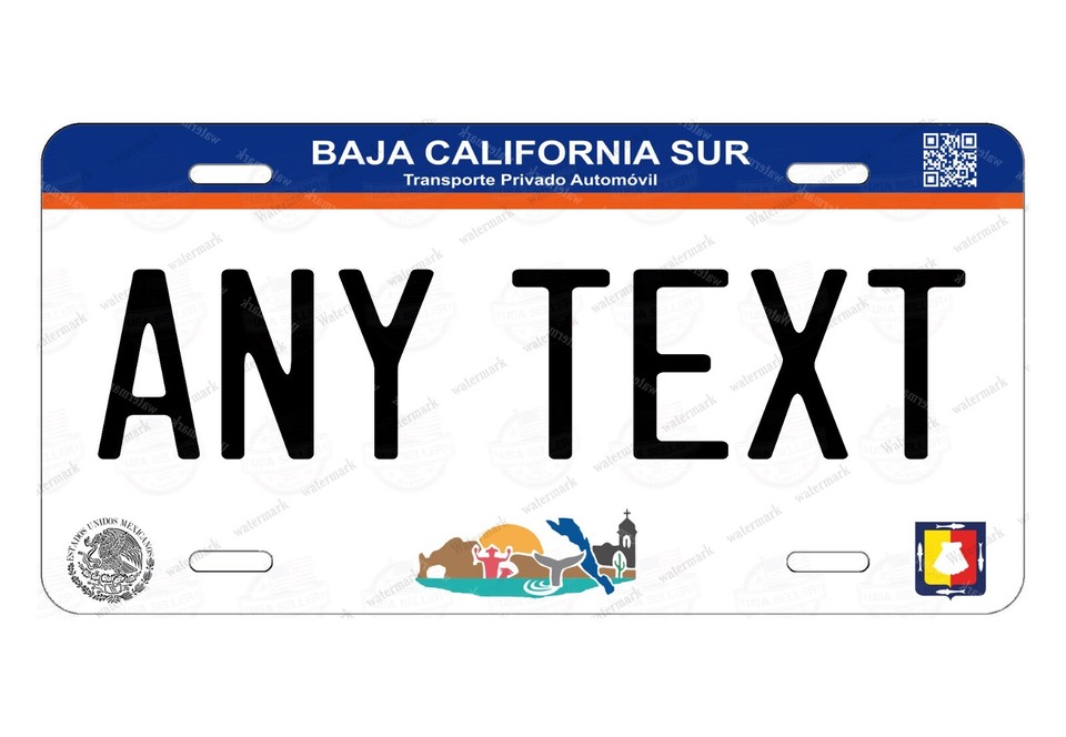 Any Mexico States Custom License Plate Personalized Novelty Auto Car ...