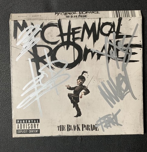 My Chemical Romance Autographed the Black Parade band signed CD sleeve ...