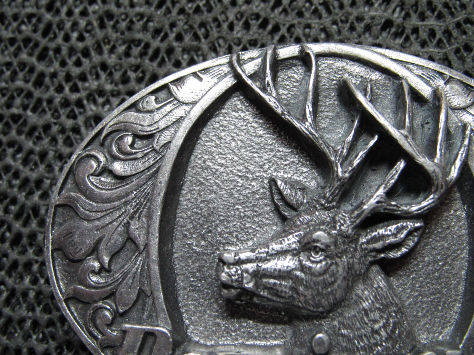 REMINGTON ARMS DEER BUCK PORTRAIT BELT BUCKLE! VINTAG… - Gem