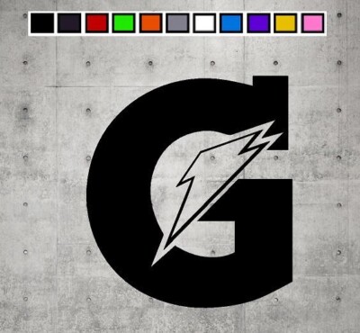 Gatorade LOGO Vinyl Decal Sticker Emblem Car Truck Window 4" 6" 8" | eBay