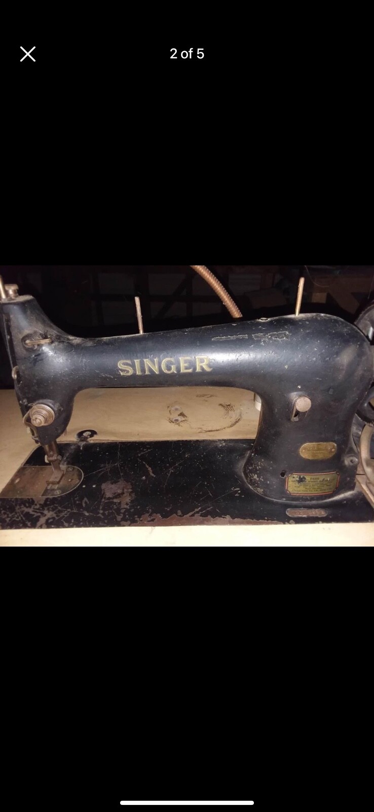 antique foot pedal singer sewing machine vintage | eBay