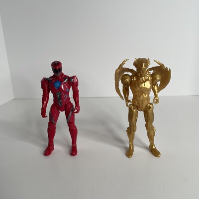 Power Rangers Movie Goldar Action Figure - Lot Of 2 - Gold And Red ...