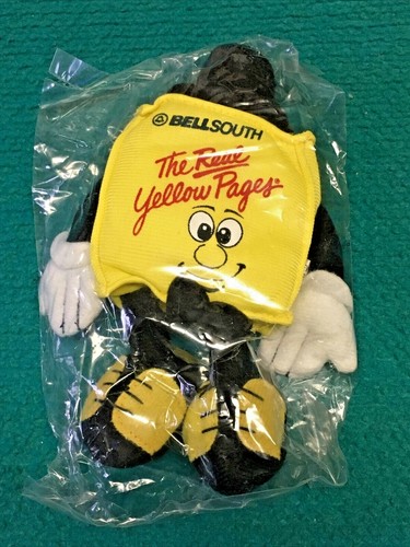Vintage/New : THE REAL YELLOW PAGES "Bean Bag" PLUSH TOY @ BellSouth ...