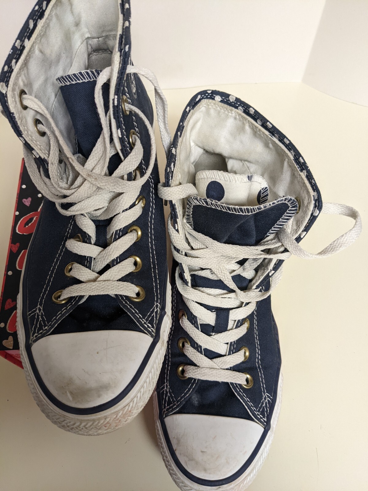 Converse Chuck Taylor Double Tongue Polka Dot Embroid… - Gem