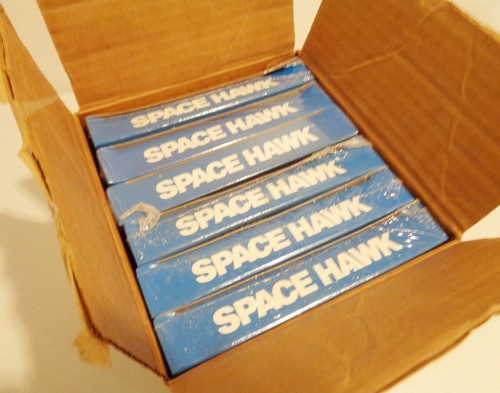 Intellivision Space Hawk Factory Carton of (6) Sealed Video Games NEW ...