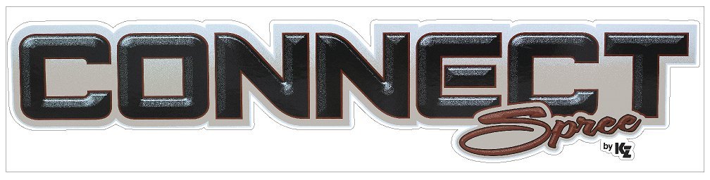 "Connect Spree by KZ" RV LOGO decal Graphic Made Fresh! 69" X 14" | eBay