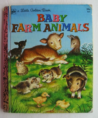 Little Golden Book Baby Farm Animals 1973 11th Prnting | eBay