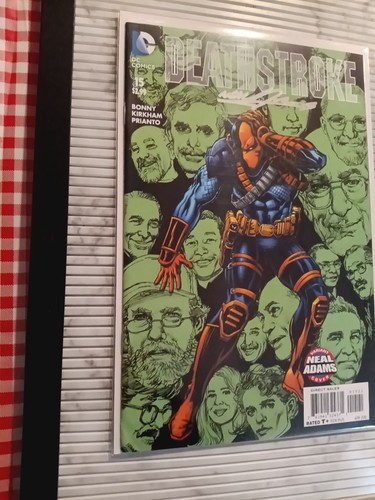 DC Comics Deathstroke No.15, Signed By Neal Adams Variant Cover, 2016 ...