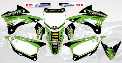 N 122 GRAPHICS KIT FOR KAWASAKI KX 85 100 KX85 KX100 2014-2023 | eBay