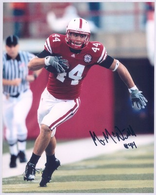 MIKE McNEILL Signed/Autographed NEBRASKA CORNHUSKERS 8x10 Photo w/COA ...