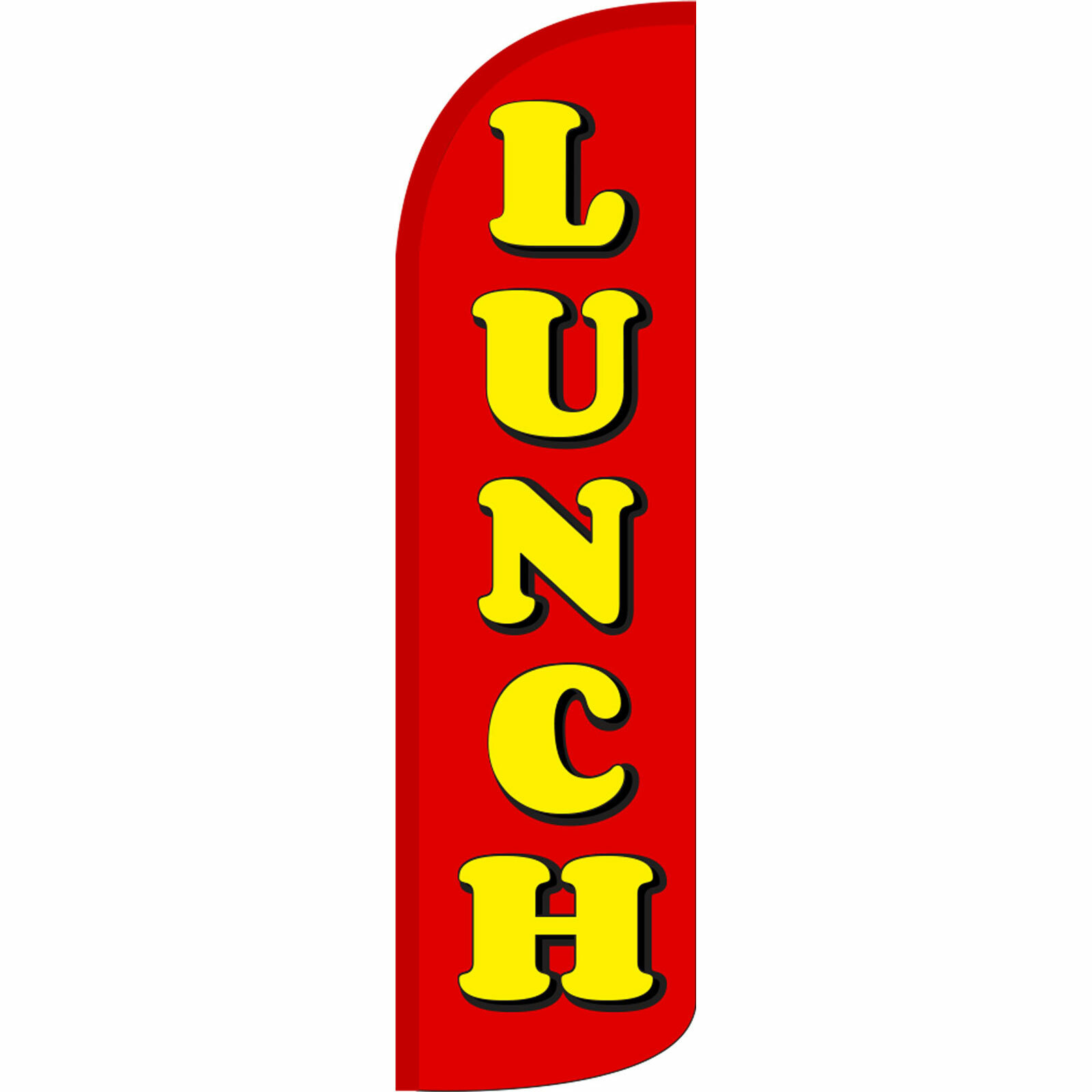 Lunch Flag Flutter Feather Banner Swooper Extra Wide Windless Bundle ...