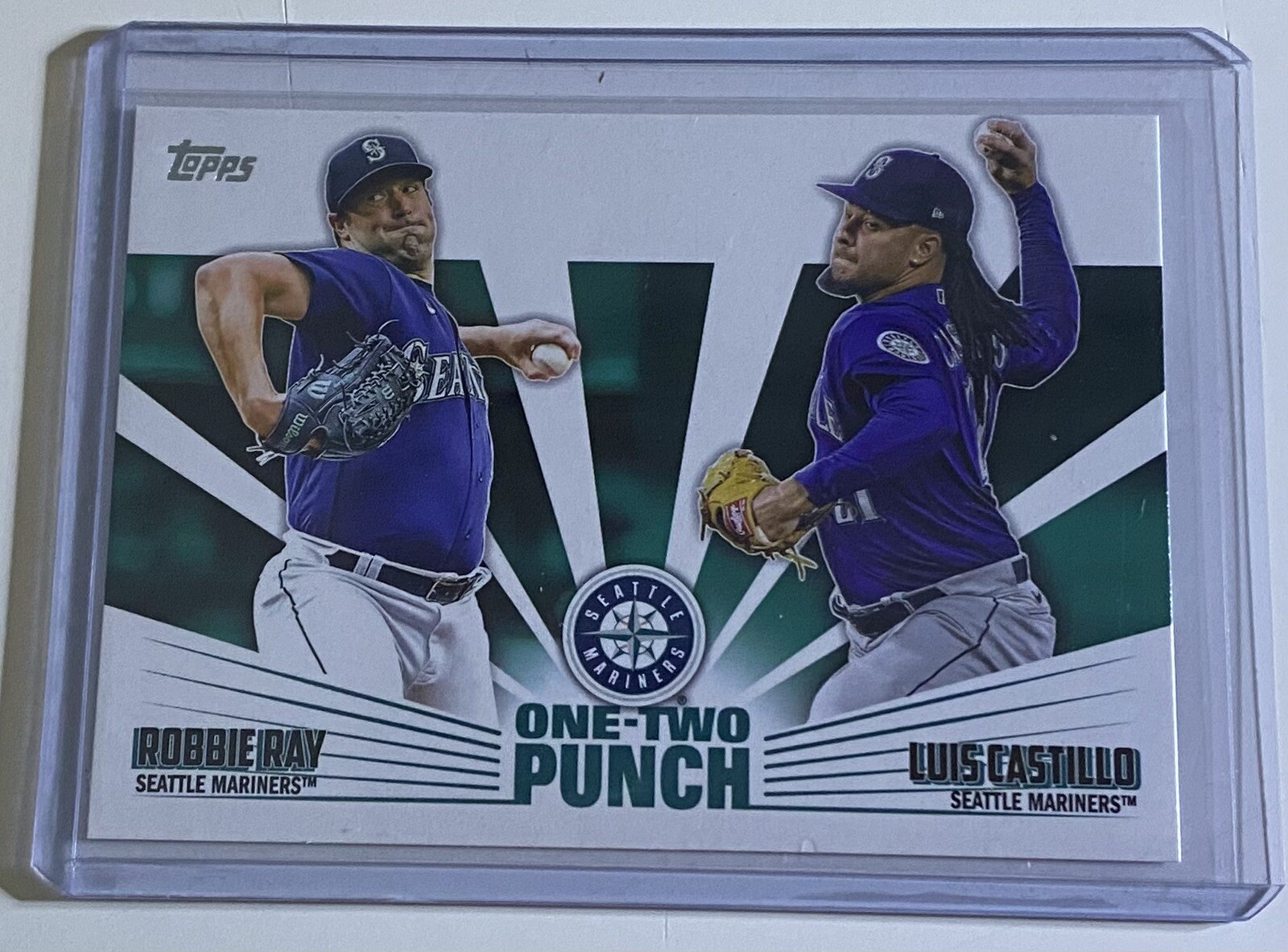 Ray Castillo 2023 Topps Series 1 One-Two Punch #12P-24 Seattle Mariners ...