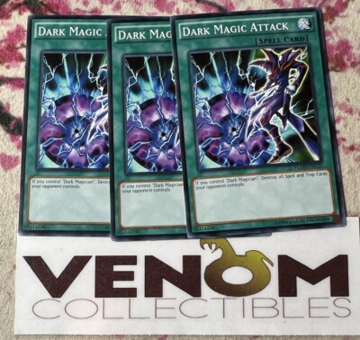3x (M/NM) - Dark Magic Attack - YGLD-ENC29 - Common - Unlimited YuGiOh ...