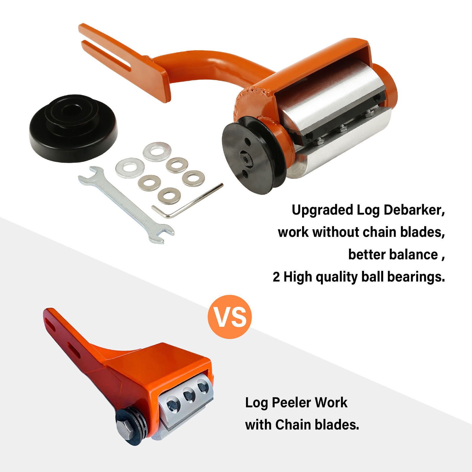 Chainsaw Log Debarker Peeler Debarking Attachment Timber Peeler for ...