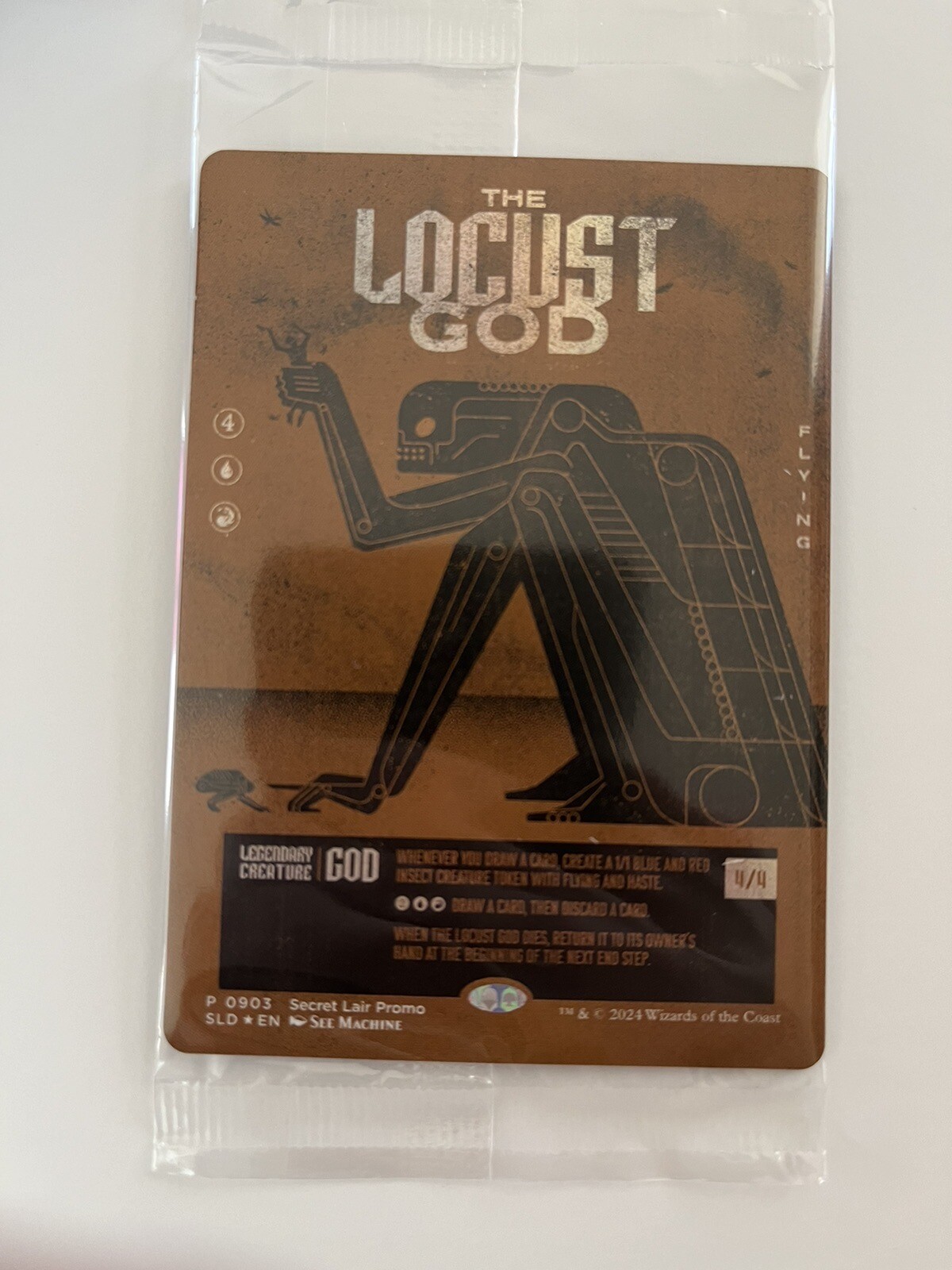 MtG Foil Full-Art The Locust God Secret Lair Promo Magic the Gathering ...