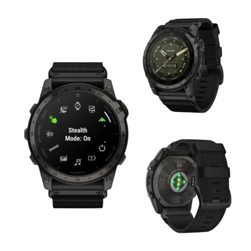 Gamin Tactix 7 Sapphire Solar Tactical Titanium GPS Smartwatch AMOLED ...