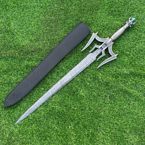 Authentic Damascus Steel FANCY Sword, Handcrafted Sharp Durable ...