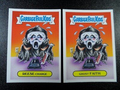 Scream Ghostface Wes Craven Kevin Williamson Spoof 2 Card Set Garbage ...