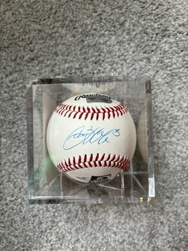 MLBPA Licensed Baseball signed by MLB 2023 AL Cy Young Winner Gerrit ...