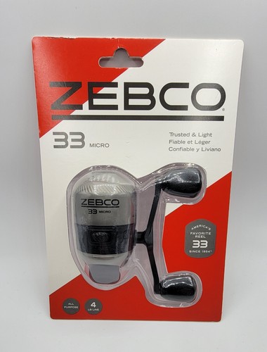 BRAND NEW ZEBCO 33 MICRO SC REEL /4lb Line /ZS5296 .... Brand NEW ...