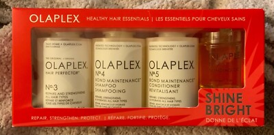 Olaplex Shine Bright Holiday Gift Set Shampoo Conditioner Bonding Oil ...