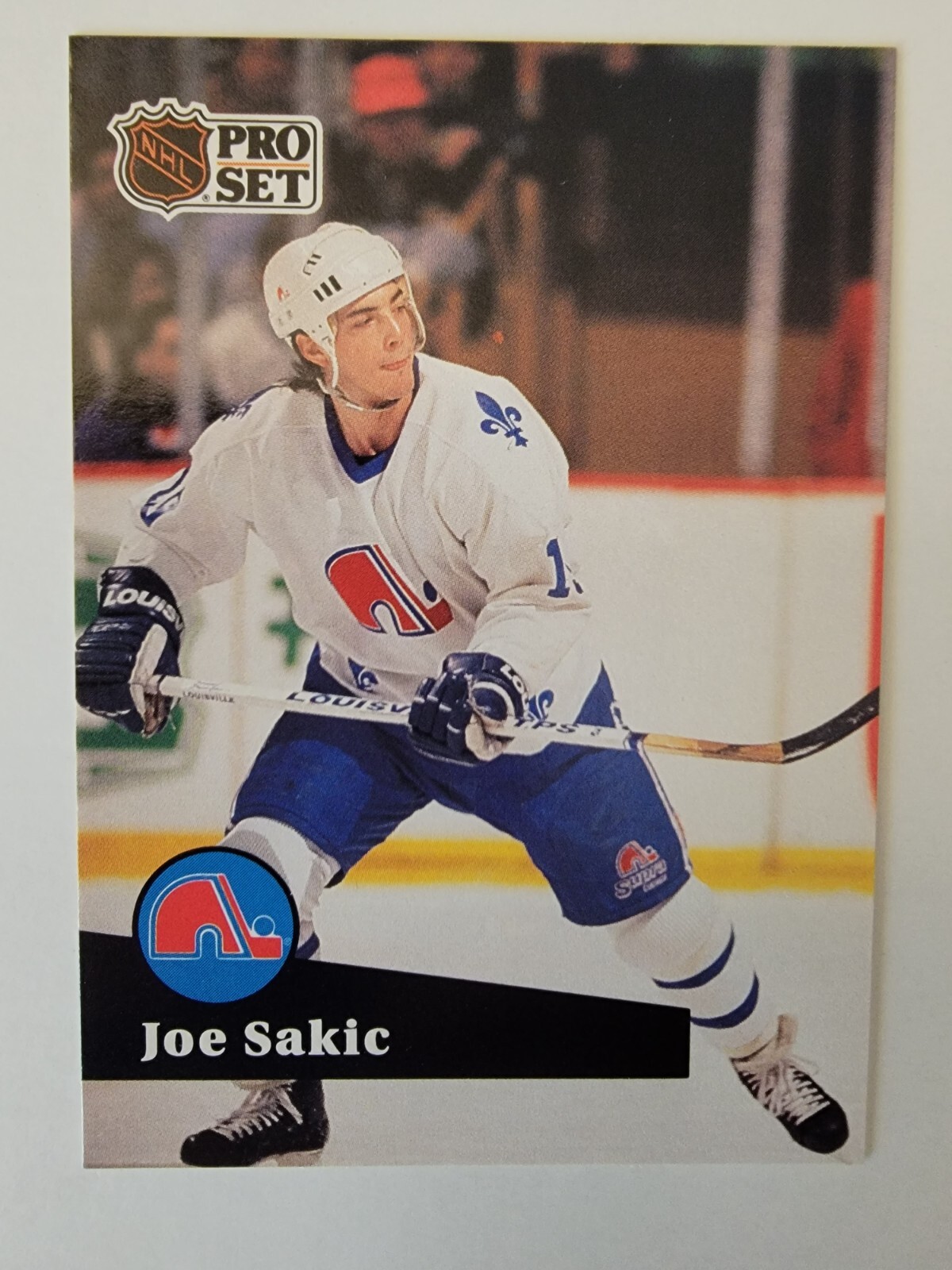 1991-92 Pro Set Hockey Card Joe Sakic Quebec Nordiques #199 | eBay