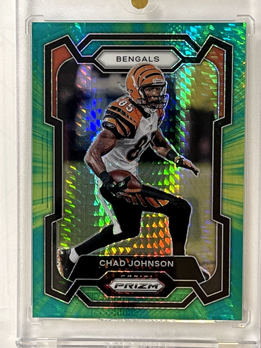 2023 Prizm Chad Johnson Green Hyper Prizm /175 Bengals | eBay