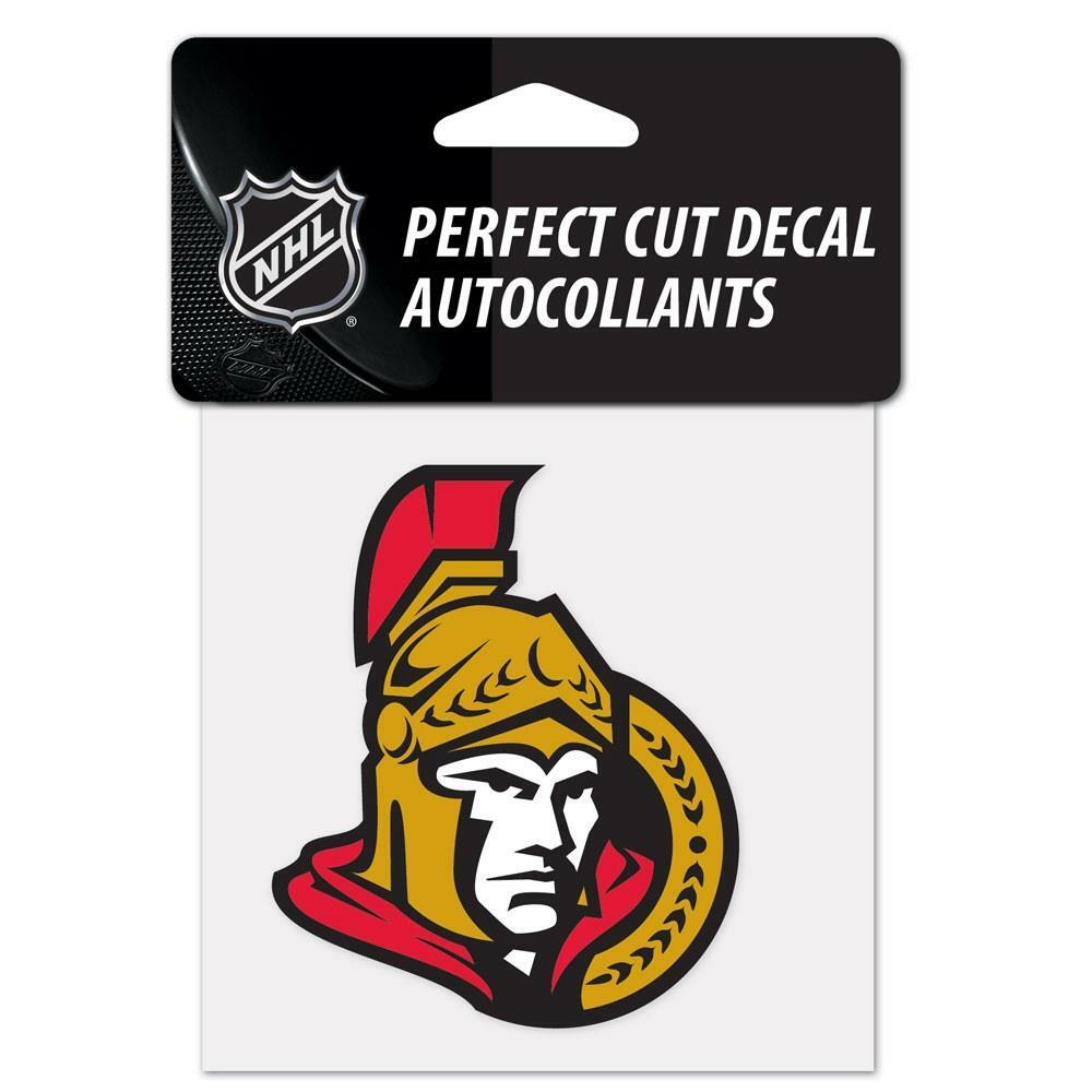 Ottawa Senators 4"x4" Perfect Cut Car Decal [NEW] NHL Auto Sticker ...