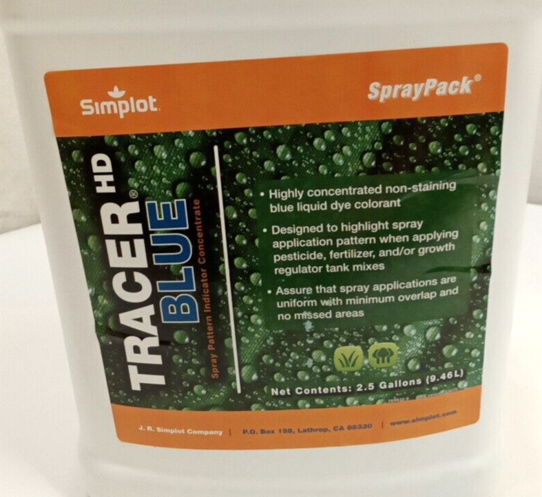 Simplot 26983 Tracer HD Blue Concentrated Indicator Liquid Dye Colorant ...
