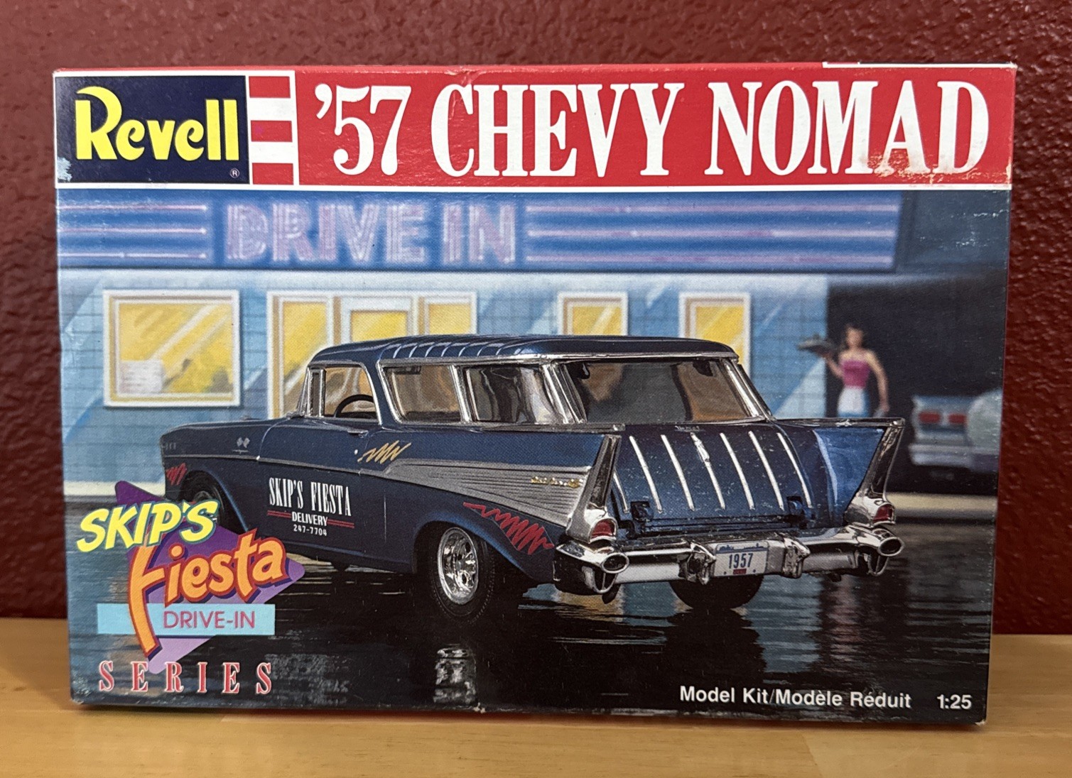 Revell ‘57 Chevy Nomad-Skip's Fiesta Drive-In Series 1/25Scale Kit 8163 ...