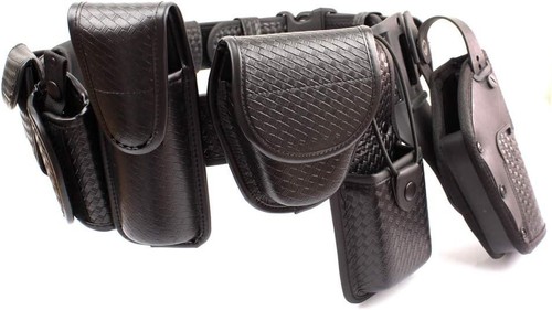 10-in-1 Police Duty Utility Belt Rig, Security Guard Modular Law Large ...