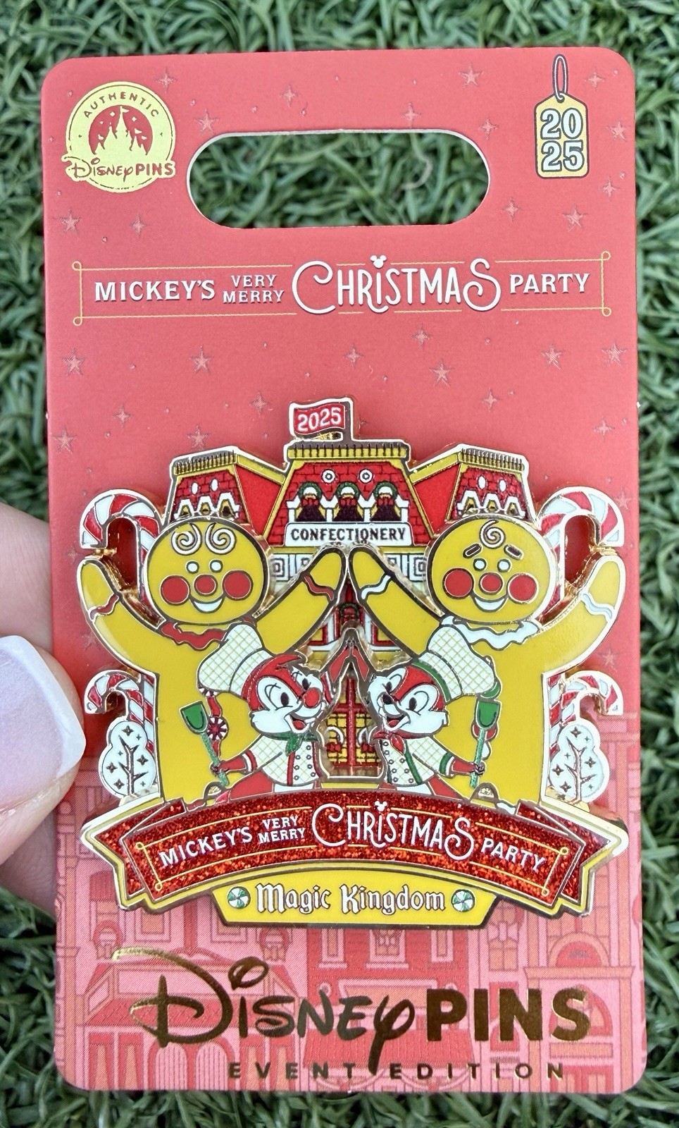 2025 Disney Parks Mickey’s Very Merry Christmas Party Chip & Dale Pin ...